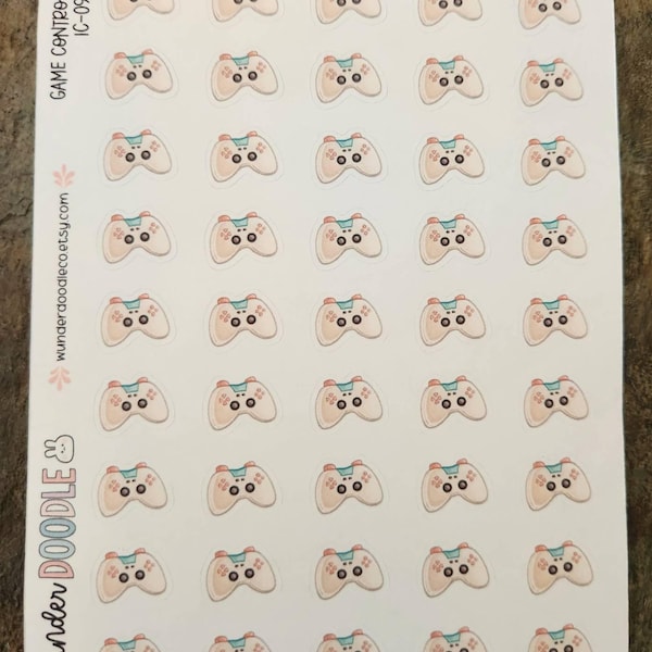 Game Controller Planner Stickers | IC-093 | Gaming Stickers - Etsy