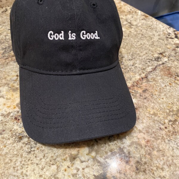 God is Good Hat, Christian Hat, God, Church, Faith, Pray, Grace, Bible ...