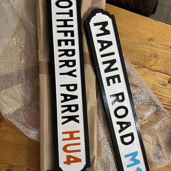 Oasis Inspired Wonderwall Old Fashioned Faux Cast Iron Customisable ...