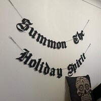 The Bach Parade Goth Banner, Gothic Bachelor Party, Emo Bachelorette ...