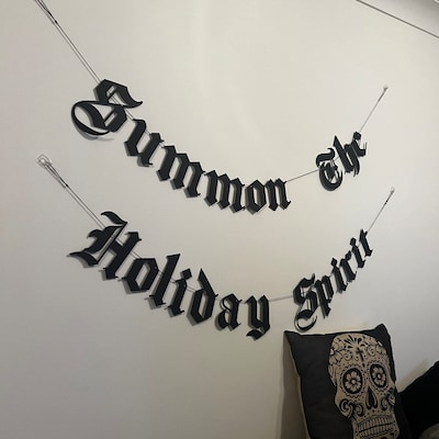 My 20s Dead & Buried Old English Gothic Banner Happy Birthday Banner ...