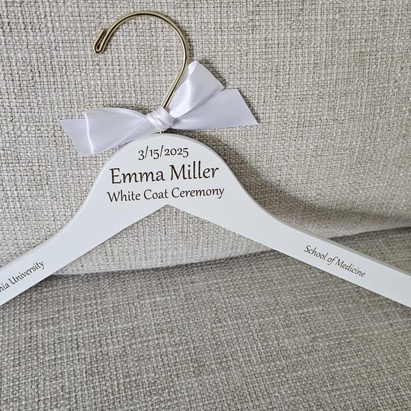 Doctor Coat Hanger, Caduceus Symbol Hanger, Medical Gifts for Women ...