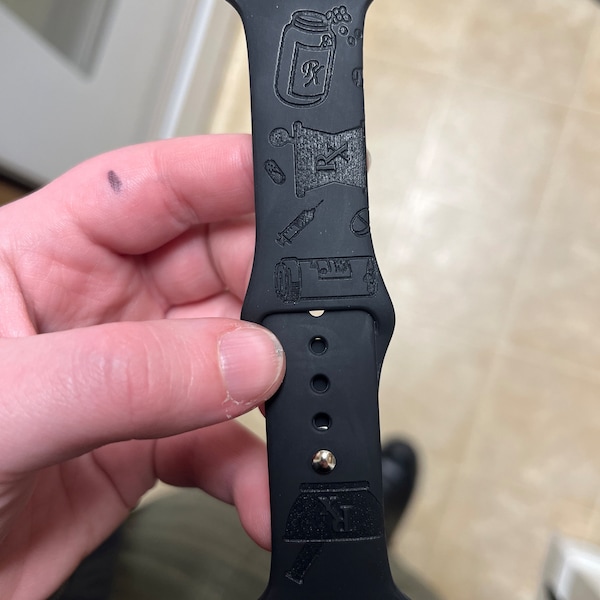 Pharmacist Engraved Watch Band | Pharmacist Watch Band | Pharmacy Tech ...
