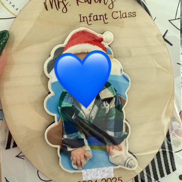 Class Picture Ornament, Gift for Teacher From Classroom, Gift From ...