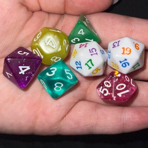 Big Jumbo 34mm D20 Large Counter Dice RPG Tool Tabletop Roleplay Games ...