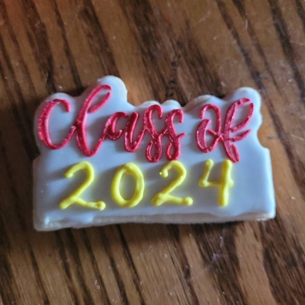 Class of or Graduation Year Cookie Cutter and Fondant Cutter and Clay ...