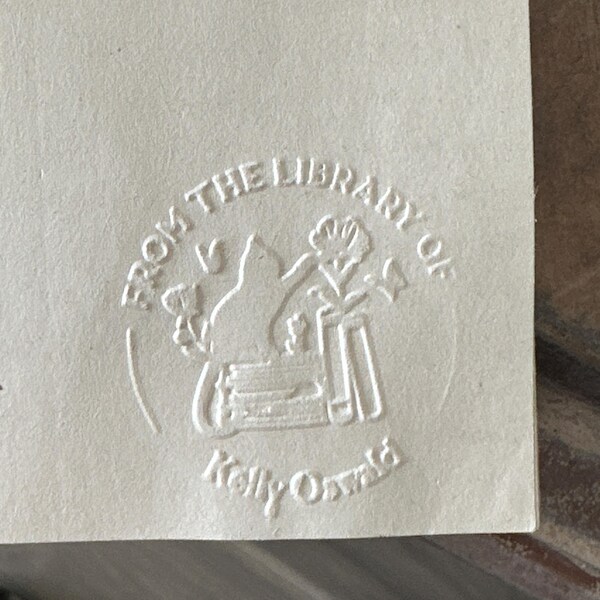 Personalized Book Embosser/custom Book Embosser/from the Library of ...