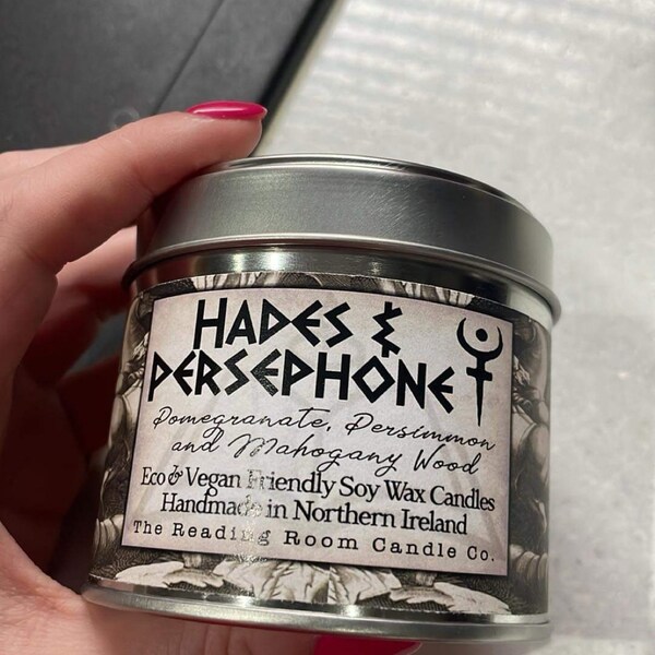 Hades and Persephone-pure Soy Wax Handmade Candle-greek Mythology ...