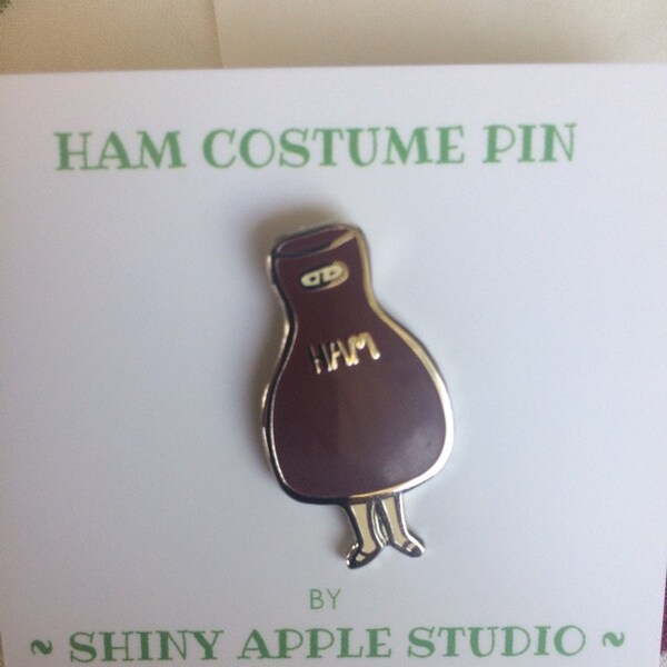 Scout's Ham Costume Enamel Pin - Literary Lapel Pin // Hard Enamel Pin ...