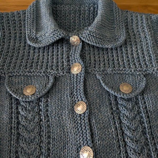 Easy Beginner Garter Stitch Toy Teddy Bear 35cm Tall Chunky 12 Ply Wool ...