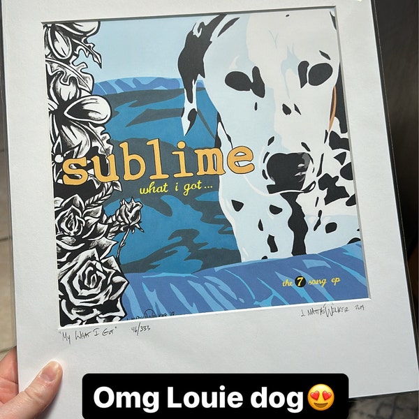 11x14 Limited Edition Hand Signed MATTED PRINT "my Odelay" - Beck Album Pop Art Vinyl Alt-rock ...