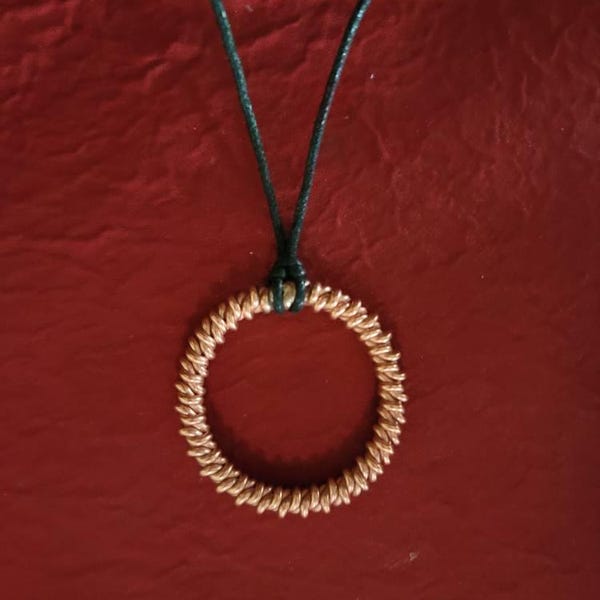 528 Mhz “cosmic Dragon Scale” Tensor Ring Pendant-cosmic Connector ...