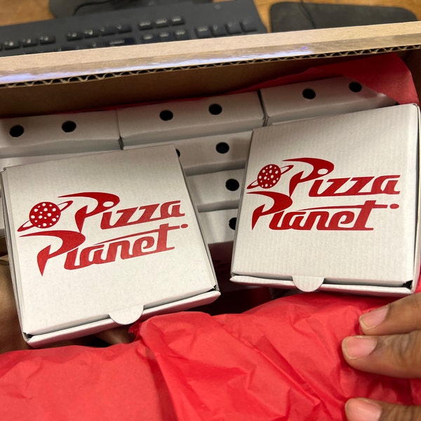 Mini “pizza Planet” Pizza Boxes for Party Favors - Etsy
