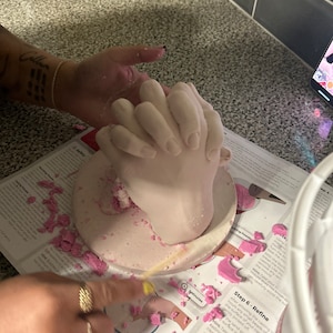 Hand Casting Kit Moulding Memories Kit Anniversary Gift Foot Casting ...