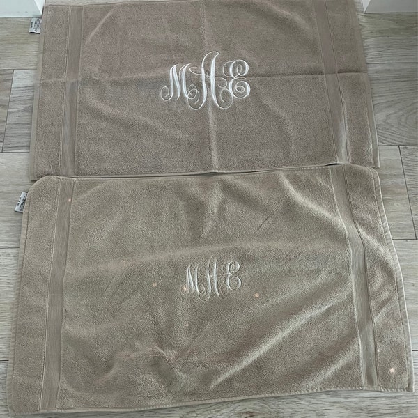 Monogrammed Bath Mat, Bath Mat, Personalized Bath Mat, College Gift ...