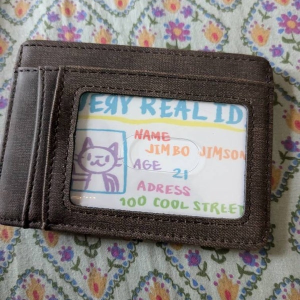 Very Fake Drivers License, Funny ID Card, Parody, Goofy, New Driver ...