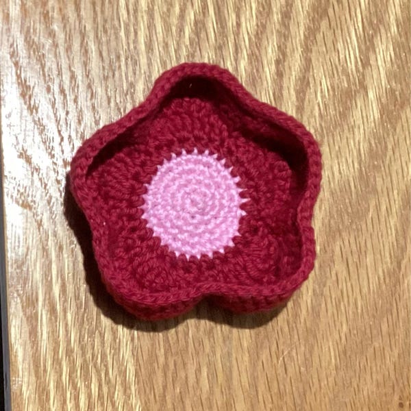 Crochet Flower Trinket Dish Pattern: Jewellery Holder (PDF Pattern) - Etsy