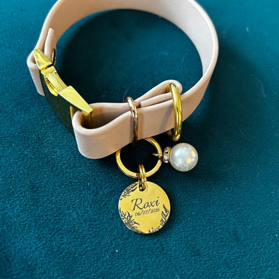 Luxurious Dog Tag With Personalization, Engraved Name ID Tag for Dogs ...