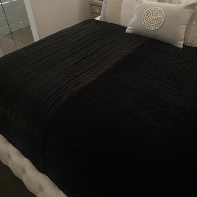 Herringbone Wool Curtains With Brass Snap Buttons, Custom Made Curtains ...