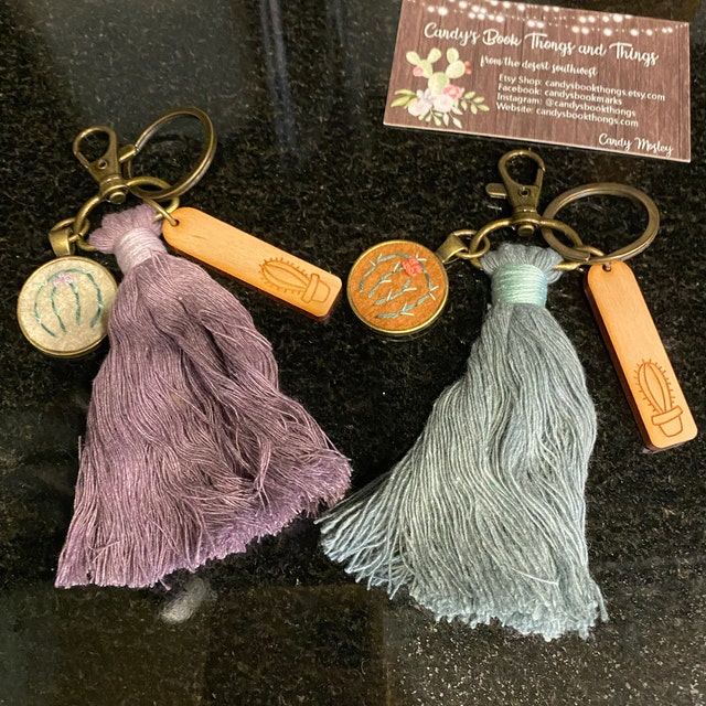 Unique bookmarks purse tassels keychains and by CandysBookThongs