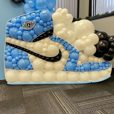 Sneaker From Balloons, Shoe Mosaic From Balloons, Decor Ideas, Mosaic ...