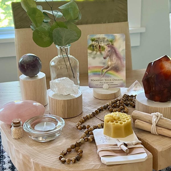 Wood Crystal Display Stand, Risers and Stands for Display, Mineral ...