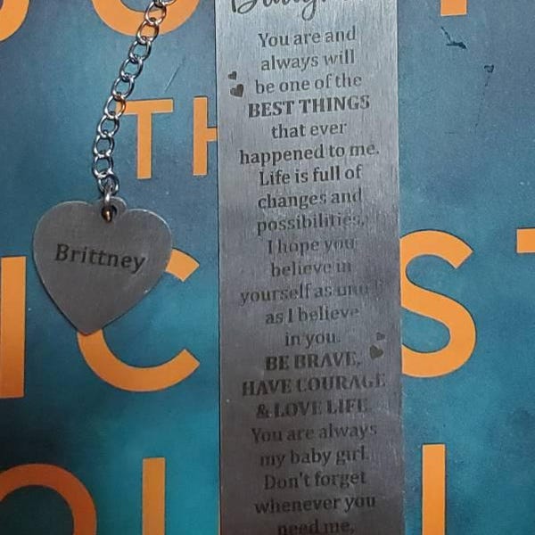 Custom Name Friend Bookmark Gifts for Best Friend Personalized ...