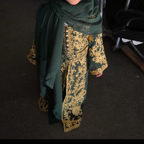 Sale Dubai Moroccan Kaftan Fish Cut Arabic Abaya Maxi Hand Beaded ...