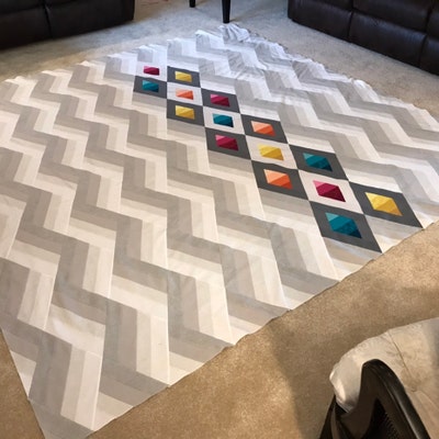 Twirl N Spin Table Runner Krista Moser Patterns Cut Loose - Etsy