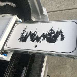 Bigfoot Tree Decal Bigfoot Decal Sasquatch Sticker Toyota Accessories ...