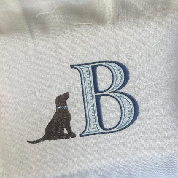 Labrador Machine Embroidery Design, Lab Embroidery, Dog Machine ...
