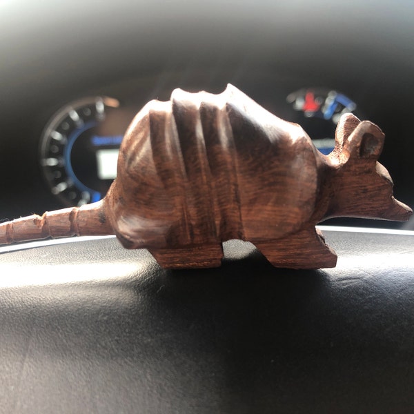 Tabletop Penguin Figurine, Wooden Emperor Penguin Carving, Handcrafted ...