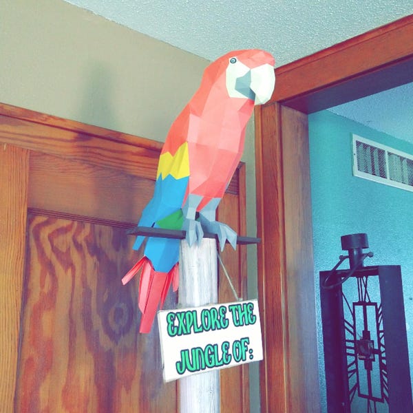 Wings Papercraft, Wings Low Poly, Papercraft 3d, PDF, Gift, Low Poly ...