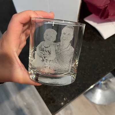 Father's Day Gift From Daughter Glass Fathers Day Gift, Dad Gift, Papa ...