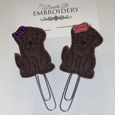 Labrador Planner Clip, Lab Paper Clip, Chocolate Lab Planner Clip ...