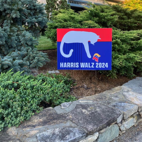 Kamala Harris 2024 Yard Sign, Coroplast Kamala Harris for President ...
