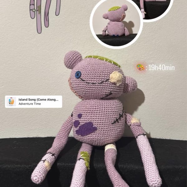 Hambo Marceline Vampire Queen Adventure Time Crochet Pattern - Etsy