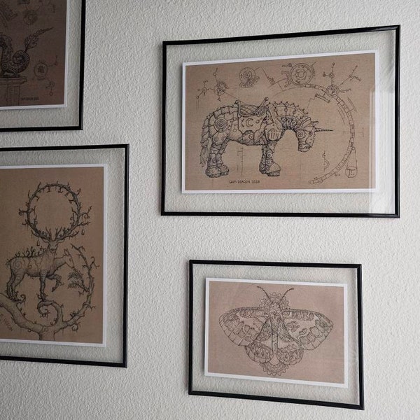 Steampunk Fish Digital Download, Steampunk Art Print, Clockwork Animals ...