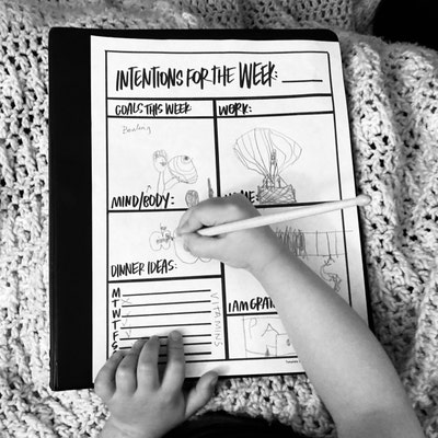 Intentions for the Week Printable PDF Digital Download - Etsy