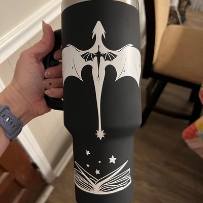 Fourth Wing Dragon Stencil Spines SVG/PNG File - Etsy