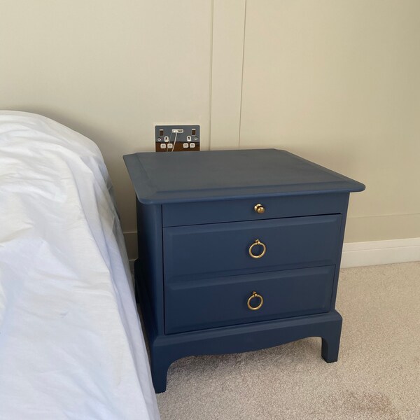 Stag Double Pedestal Mahogany Dressing Table With Stool, Stag Vanity ...