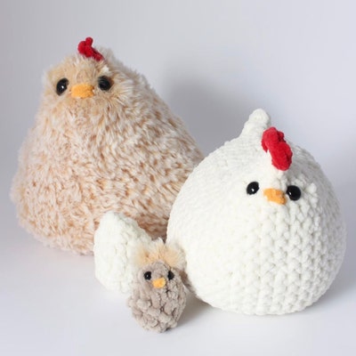 Mama and Mini Mabel Chicken CROCHET PATTERN - Etsy