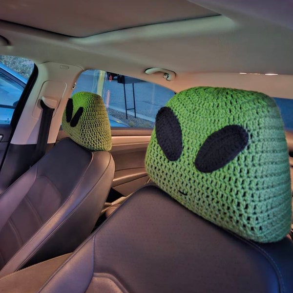 Funny Face Car Head Rest Covers PATTERN ONLY - Etsy
