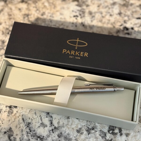 Personalized Parker Jotter Ballpoint Pen, Custom Ball Pen Set, Phd ...