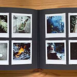 Linen Eco Square Leporello Accordion Photo Album for Instax / Polaroid ...