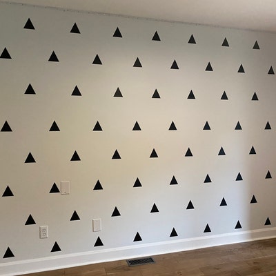 4 Triangle Wall Vinyl Decal Sticker Set of 10 - Etsy