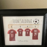 Fathers Day Gift, Football Print, Dads Dream Team, Gifts for Dad ...