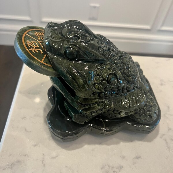 3.5" Fire Dragon Palm Tree Tagua Nut Carving for Passion, Energy ...