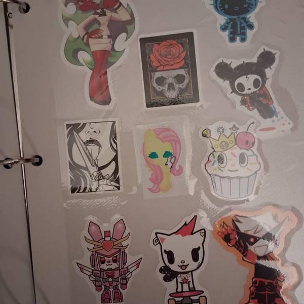 80's Sticker Album - Glitter! - Etsy