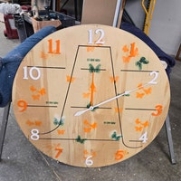 12 Deluxe Acrylic Clock Hour Markers With Double Sided Tape on Back for ...